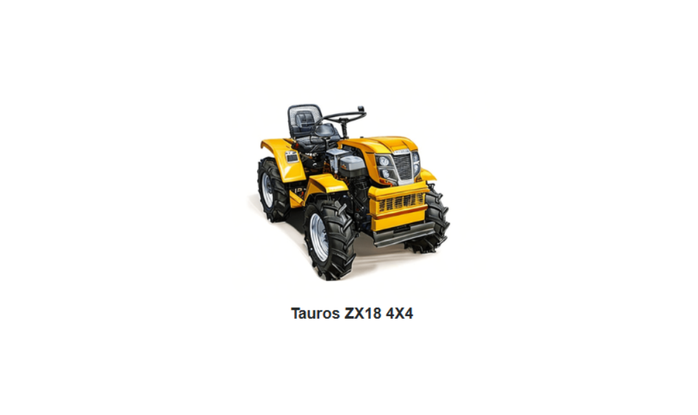 Letní hit: Malotraktor Tauros ZX18 4x4 s drtičem plevele míří na jižní ...